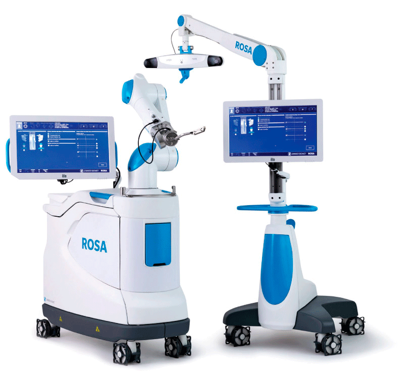 Rosa”, el robot que ayuda en las cirugías de cadera y rodilla
